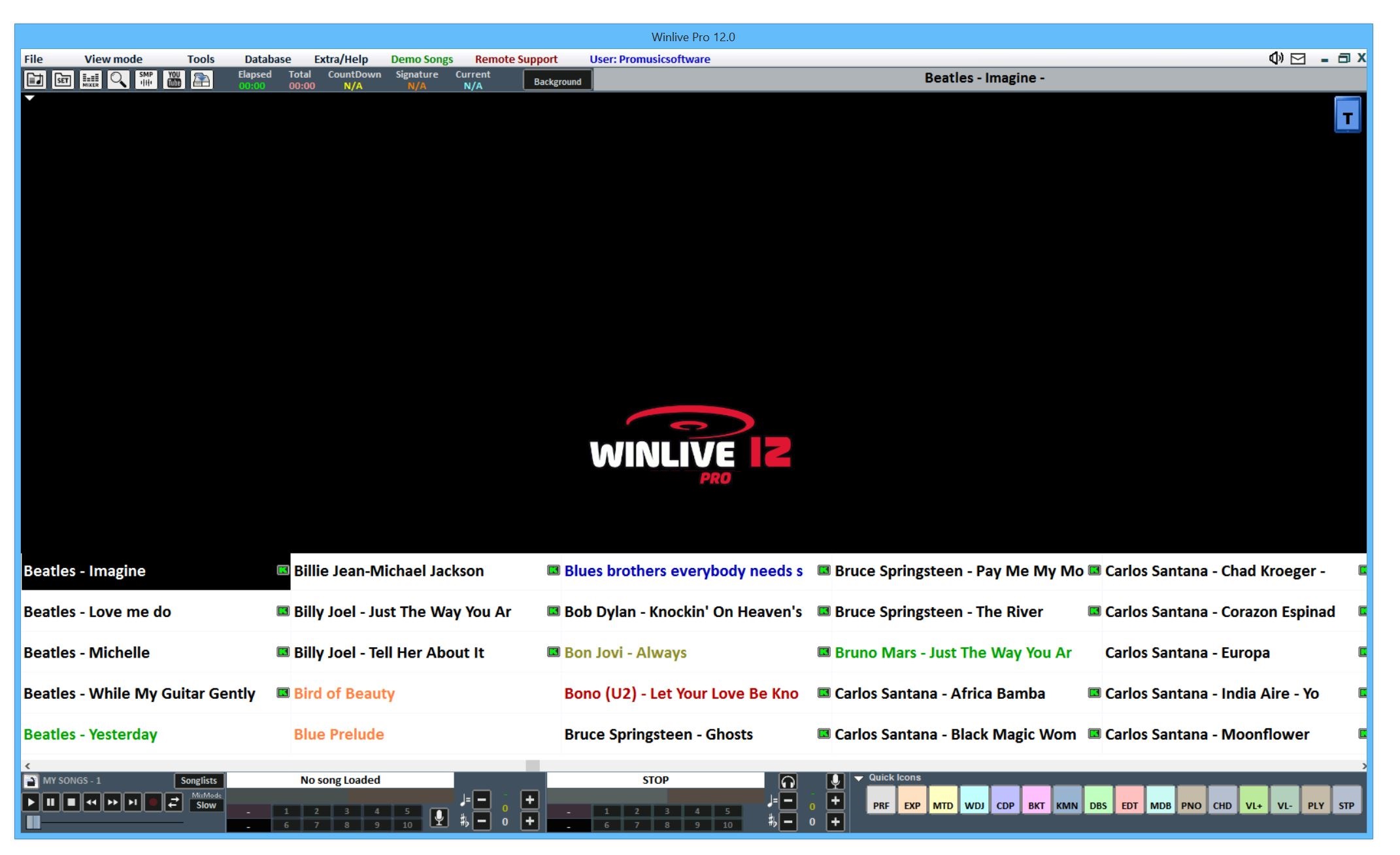 Promusicsoftware Winlive Pro 12 - Software Karaoke multiplayer | Pro ...