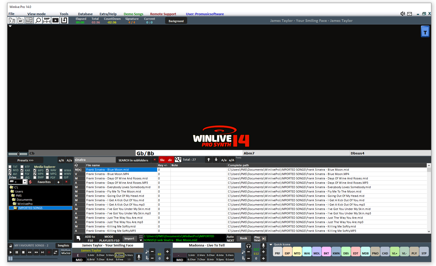 Promusicsoftware Winlive Pro Synth 14 - Software Karaoke multiplayer ...
