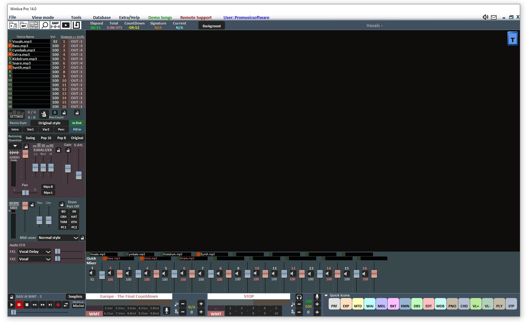 Promusicsoftware Winlive Pro Synth 14 - Software Karaoke multiplayer ...